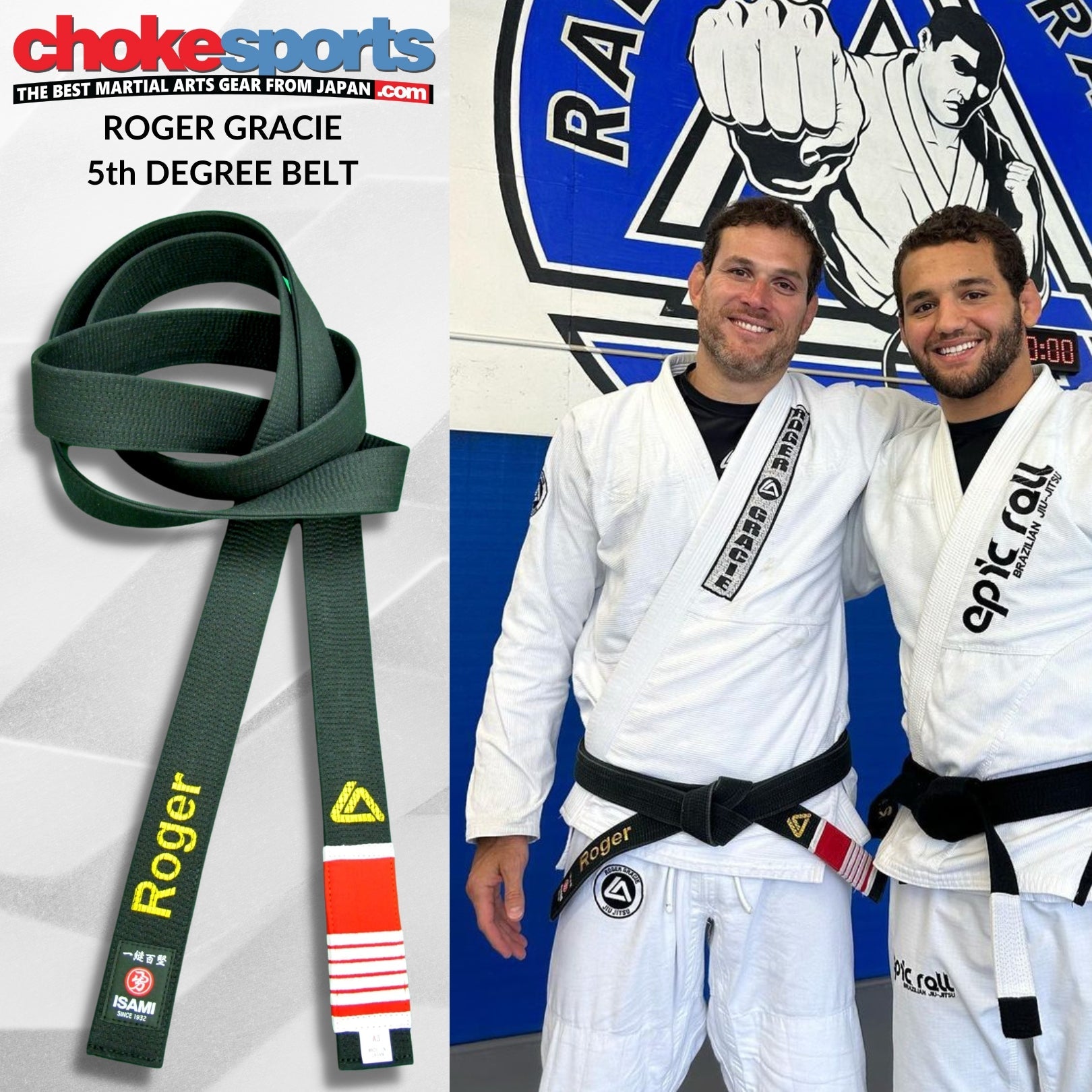 The Best Custom BJJ Black Belt from Isami Japan