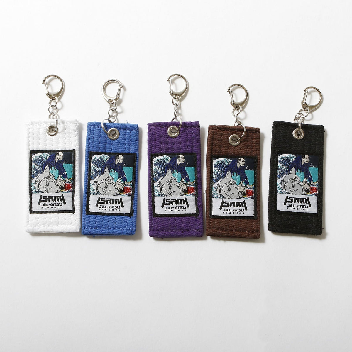 Isami Jiu-Jitsu Ukiyoe Keychain - Authentic BJJ Accessory