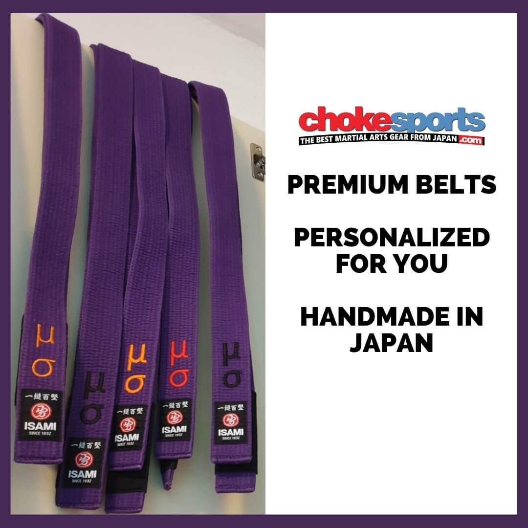 Isami Purple Color Belt for BJJ Judo Karate